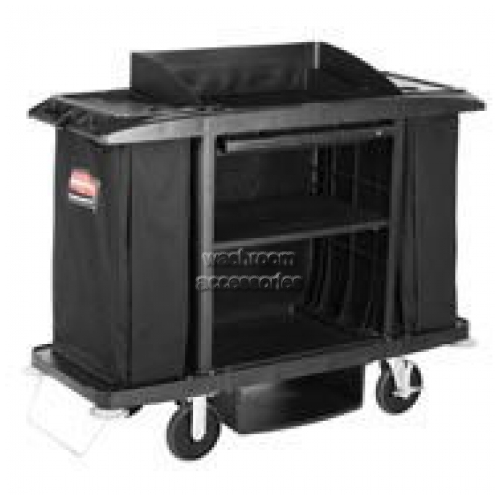 Rubbermaid | Fg618900bla | Executive 6189 Classic Housekeeping Cart ...